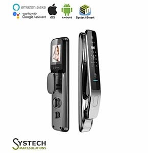 3D Face Recognition Smart Door Lock with HD Camera and Display
