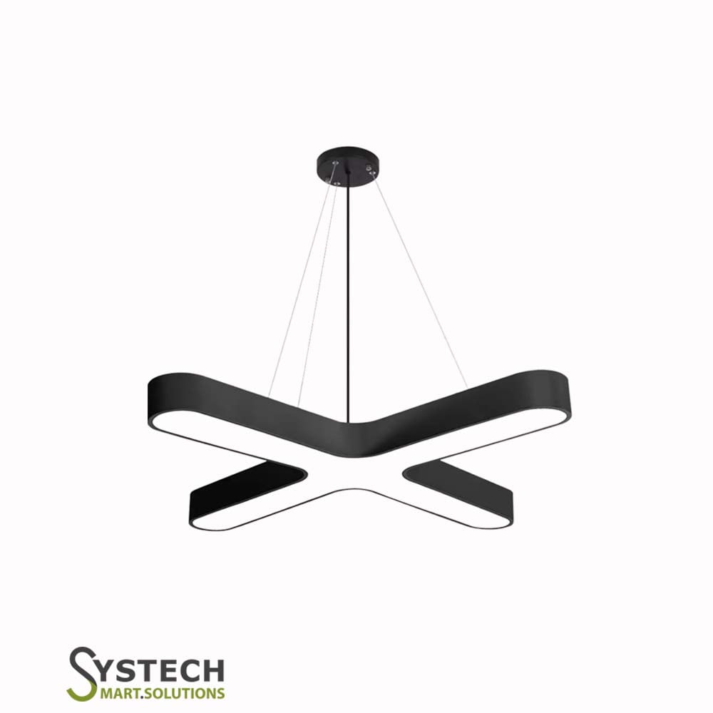 X Shape Aluminum LED Office Panel Light 40W