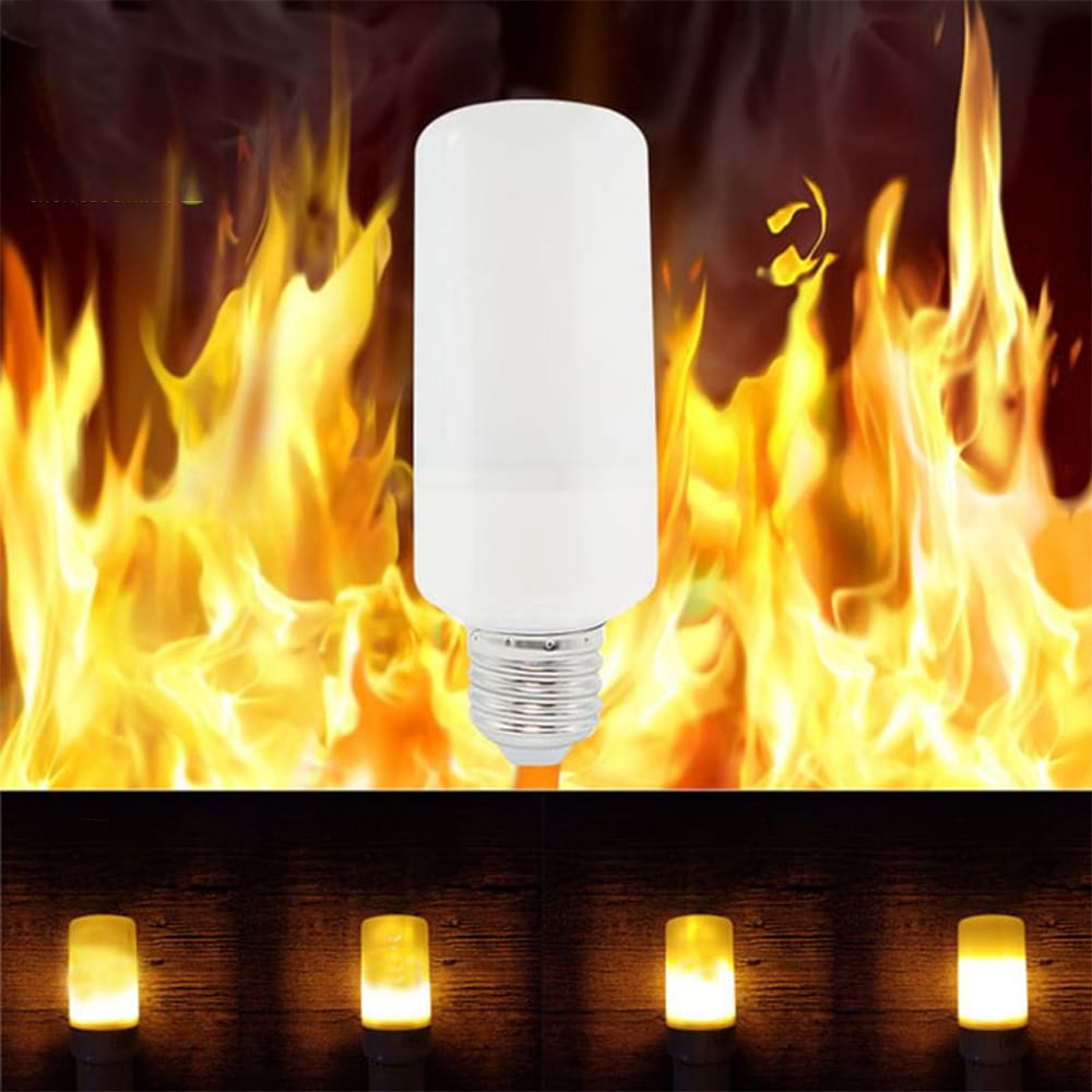 Fire Effect LED Flame Flicker Lamp 99SMD 6W