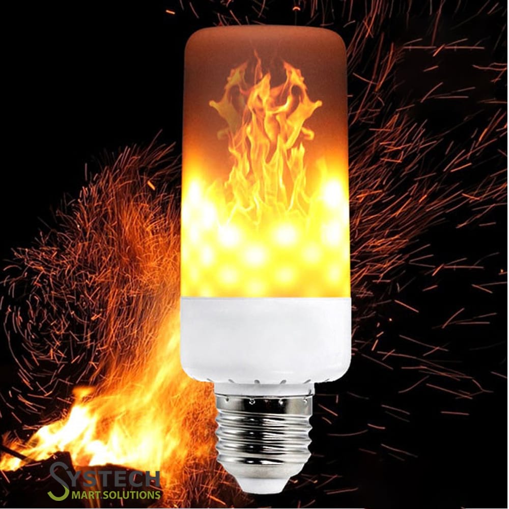Fire Effect LED Flame Flicker Lamp 99SMD 6W